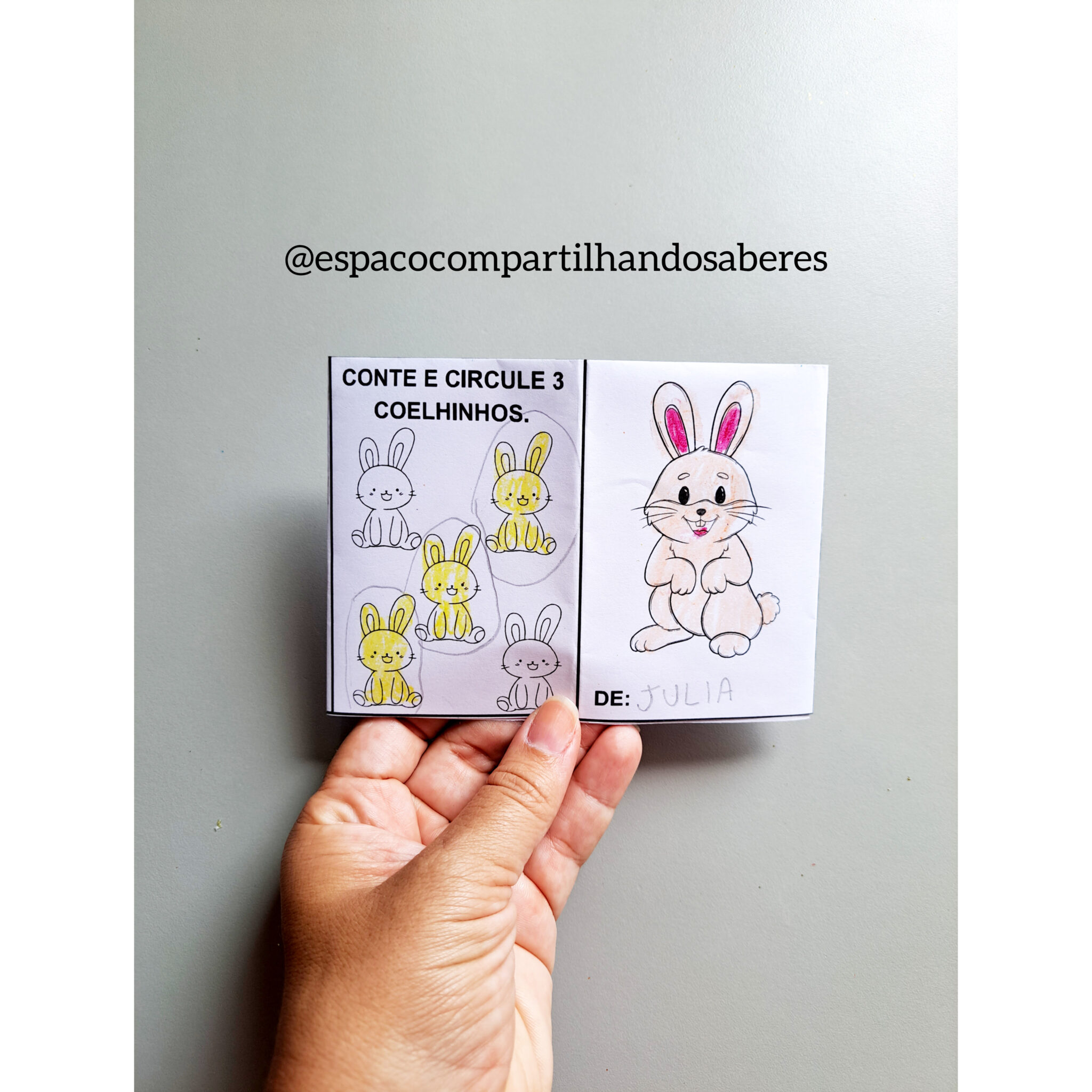 Livrinho para colorir Páscoa – Compartilhando saberes