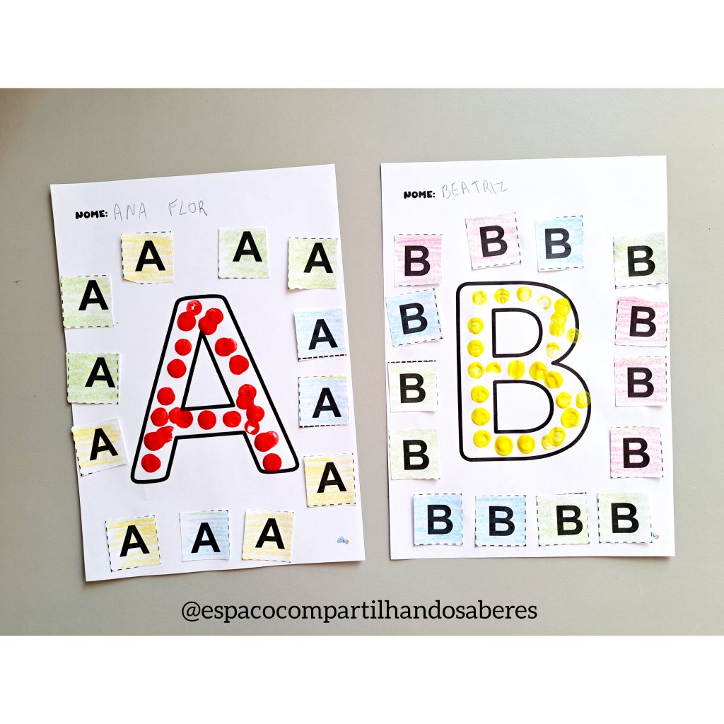 Enfeite “A Primeira Letra do Seu Nome” – Compartilhando saberes